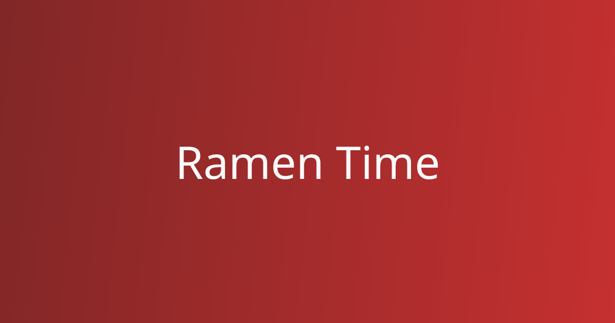Order Authentic Japanese Online | Ramen Time - Pickup or Delivery Available